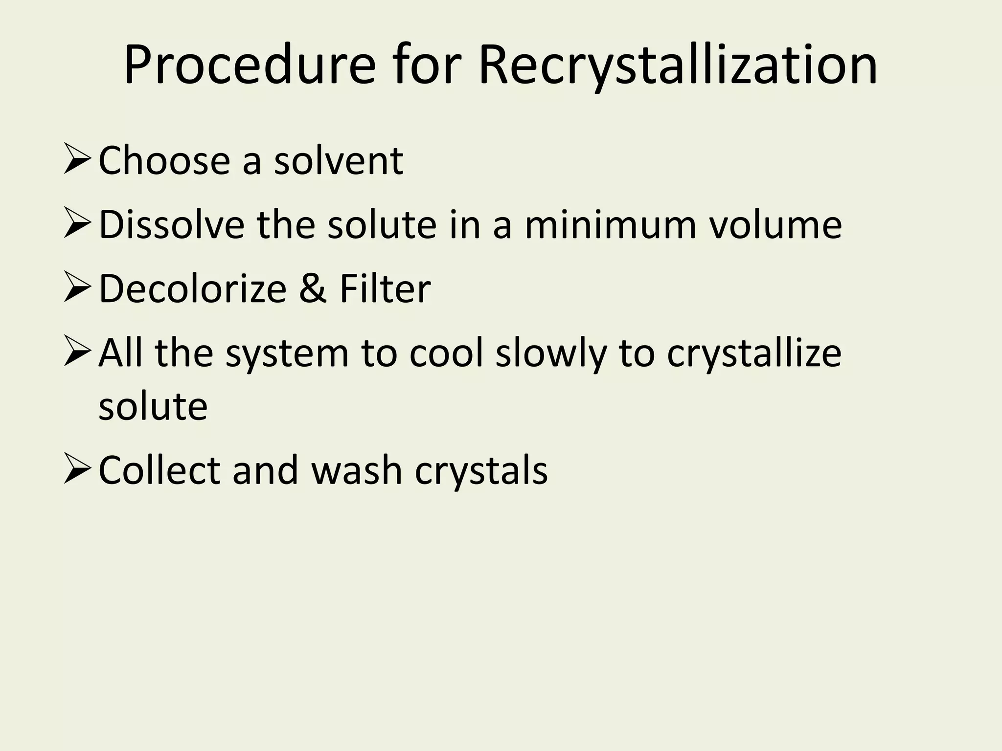 Recrystallization summary | PPTX
