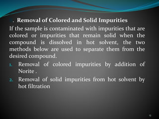 Recrystallization techniques.pptx