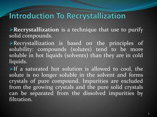 Recrystallization techniques.pptx