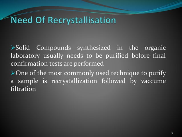 Recrystallization techniques.pptx | Chemistry | Science