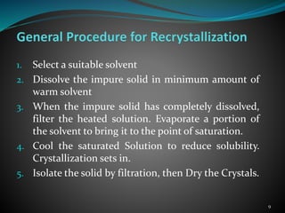 Recrystallization techniques.pptx