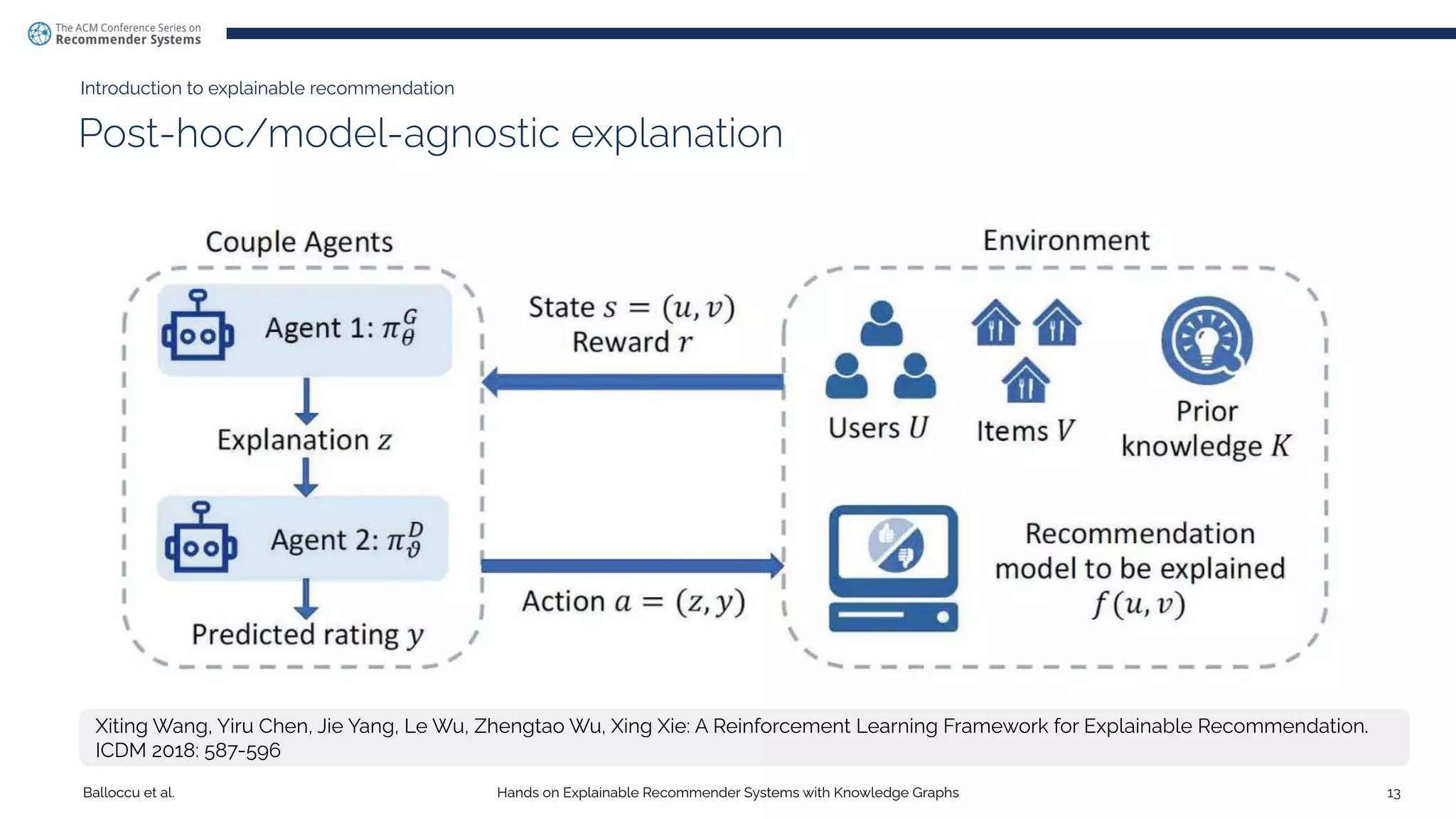 Hands on Explainable Recommender Systems with Knowledge Graphs @ RecSys22 | PDF