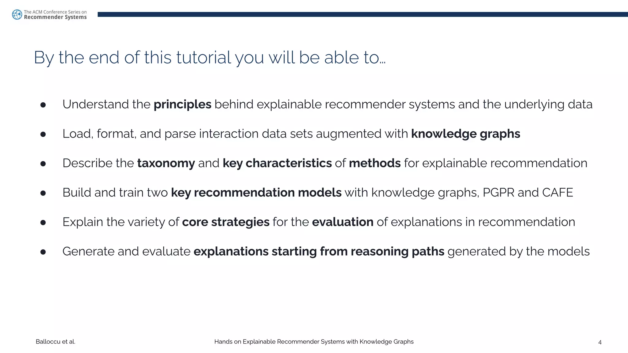 Hands on Explainable Recommender Systems with Knowledge Graphs ...