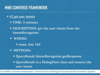 ConveRSE framework at work (hands on RecSys Summer School) | PPT | Free ...