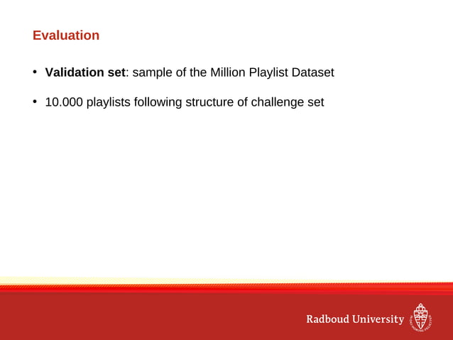 Random Walk With Restart For Automatic Playlist Continuation And Query Specific Adaptations Ppt