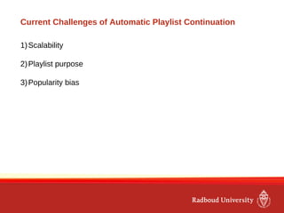 Random Walk with Restart for Automatic Playlist Continuation and Query-specific Adaptations | PDF