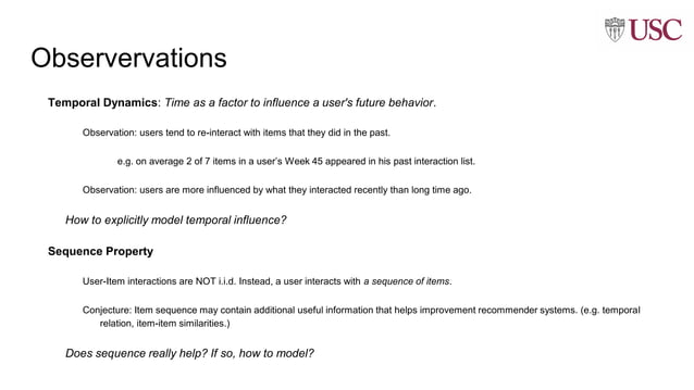 Temporal Learning And Sequence Modeling For A Job Recommender System Ppt