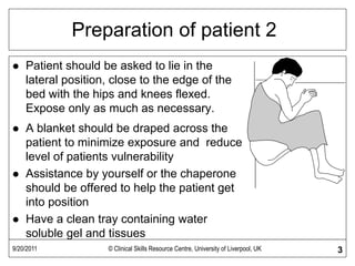 Rectal Examination | PPT
