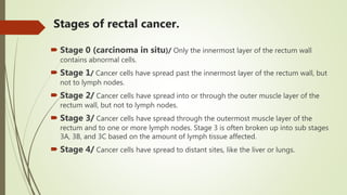 Rectal bleeding, colon cancer | PPTX
