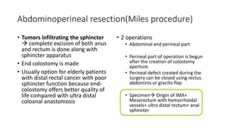 Management and investigations of Rectal cancer | PPT