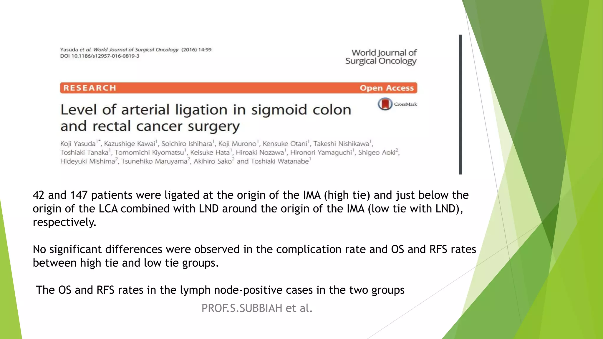 Rectal cancer surgery trials | PPTX