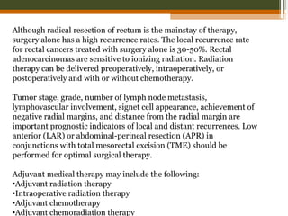 Rectal cancer alex | PPTX