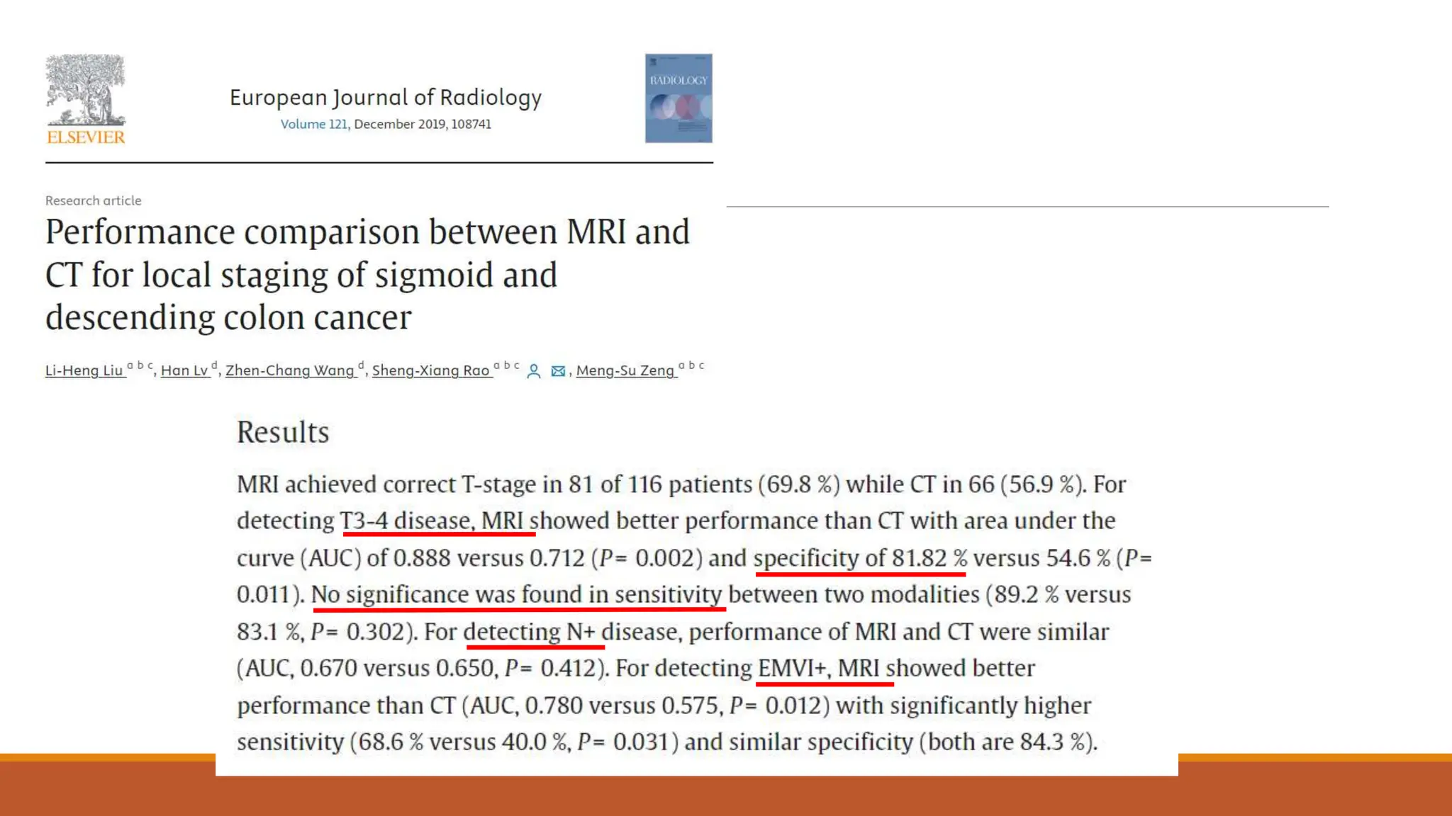 rectal cancer staging;Imaging for rectal cancer staging -Endoscopic ...