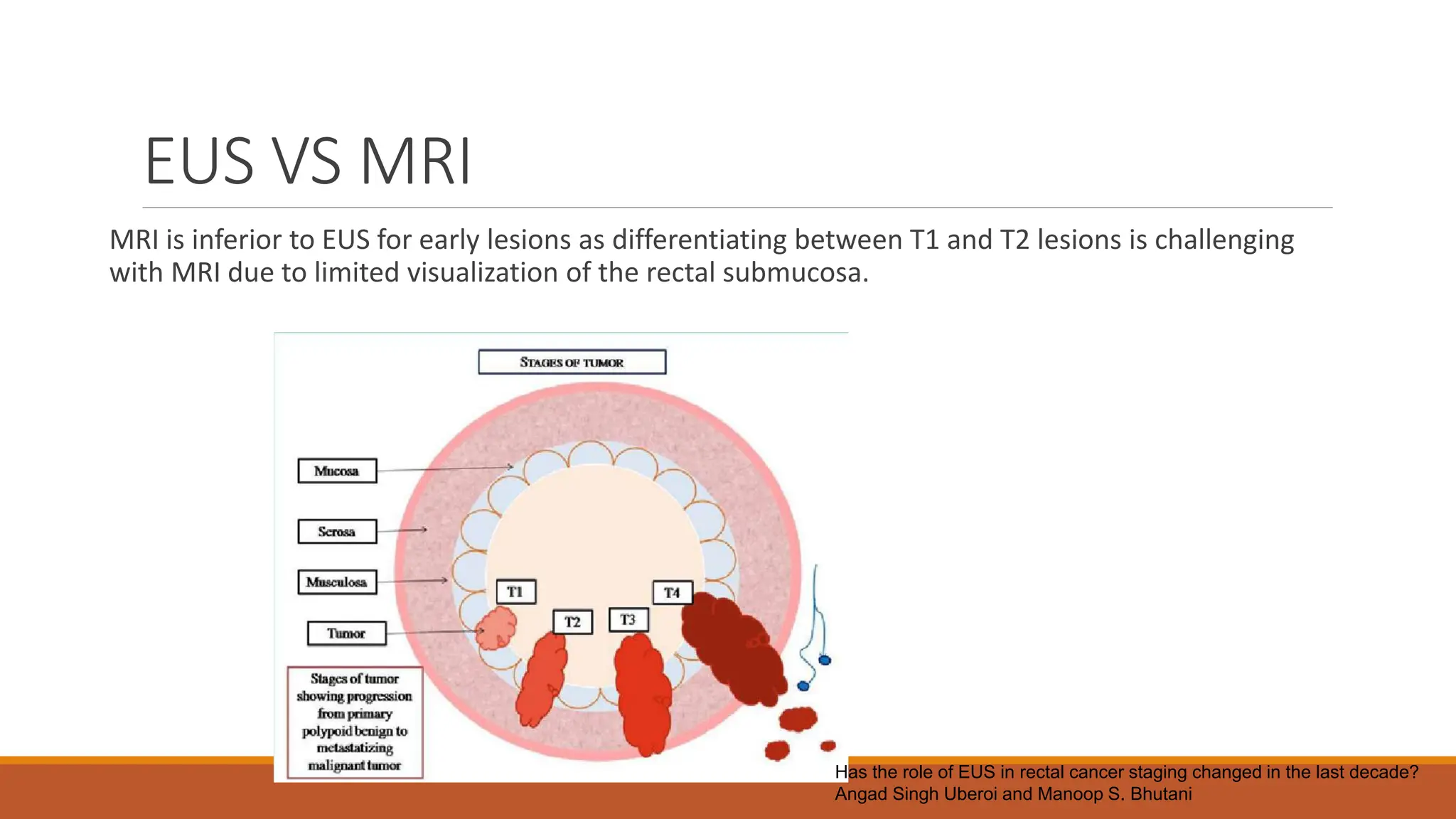 rectal cancer staging;Imaging for rectal cancer staging -Endoscopic ...
