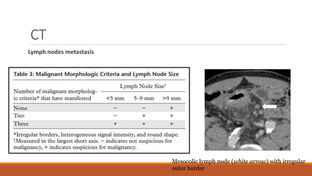 rectal cancer staging;Imaging for rectal cancer staging -Endoscopic ...