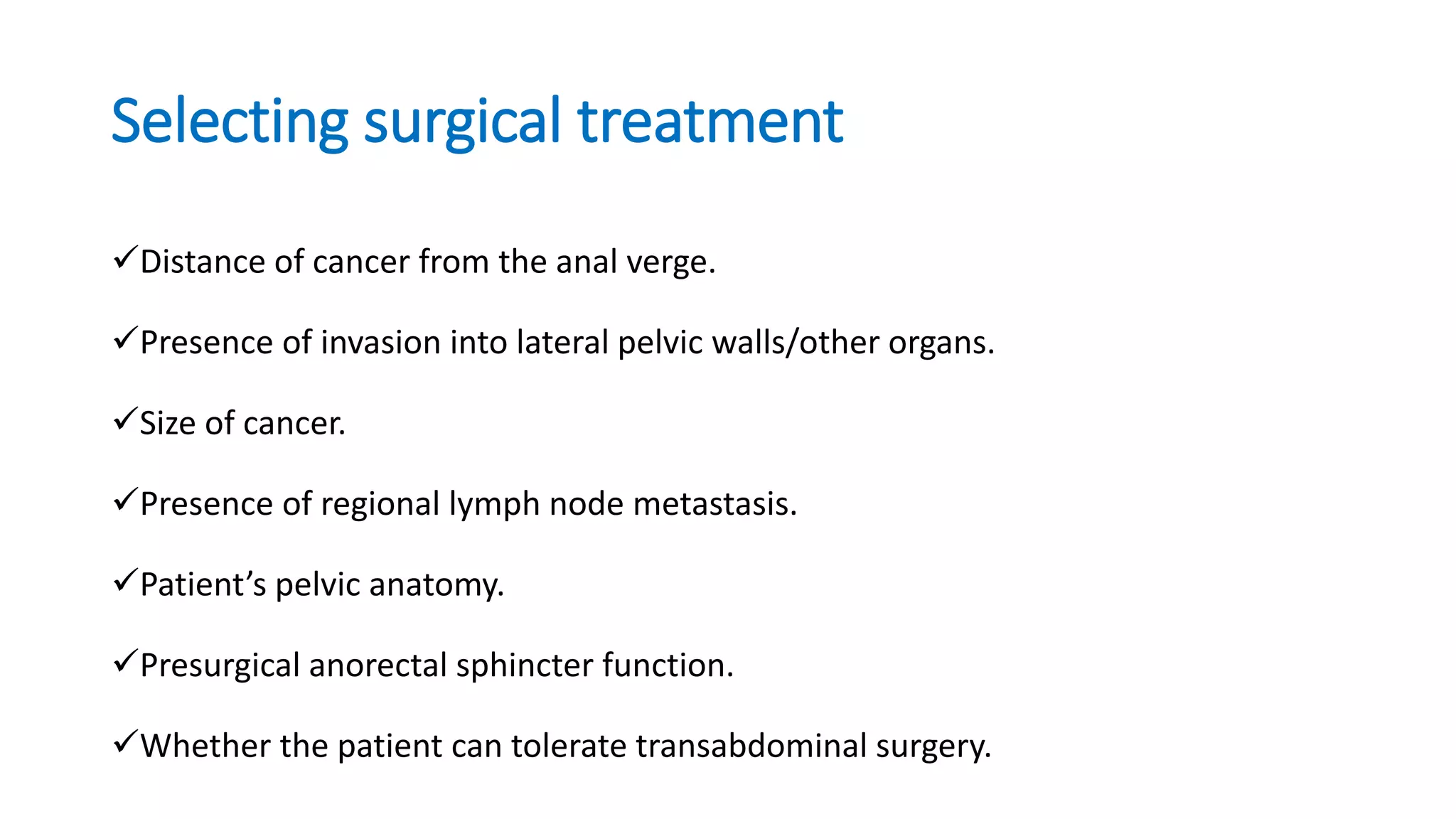 Rectal Carcinoma | PPTX