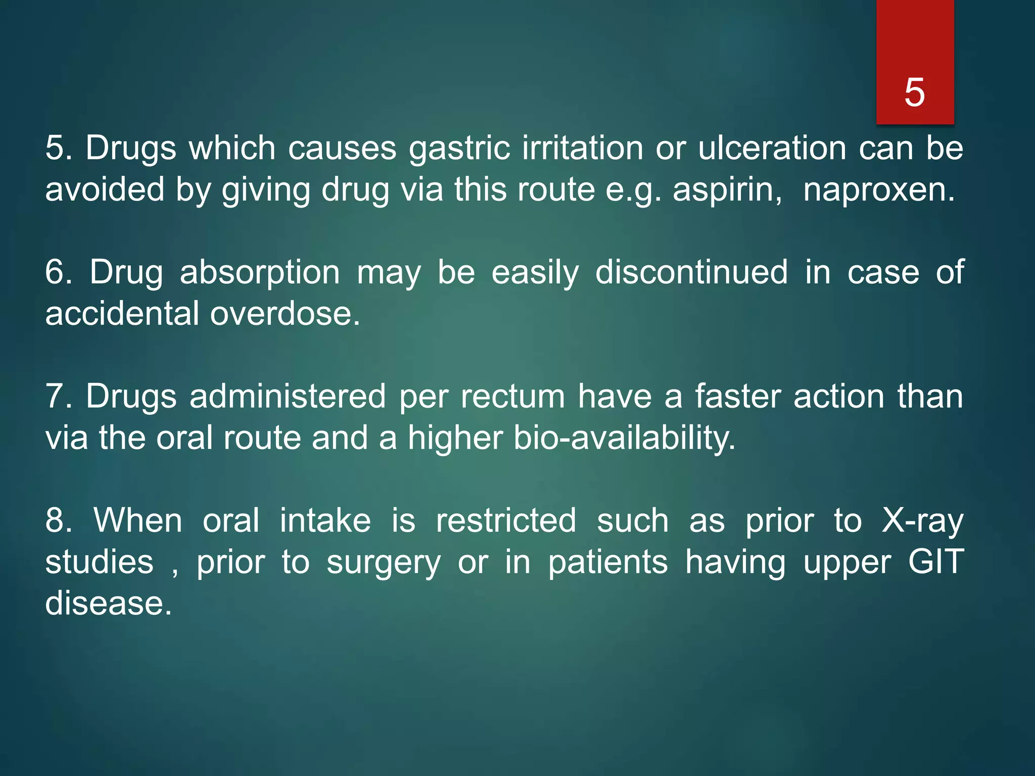 Rectal Drug Delivery Systems | PPTX
