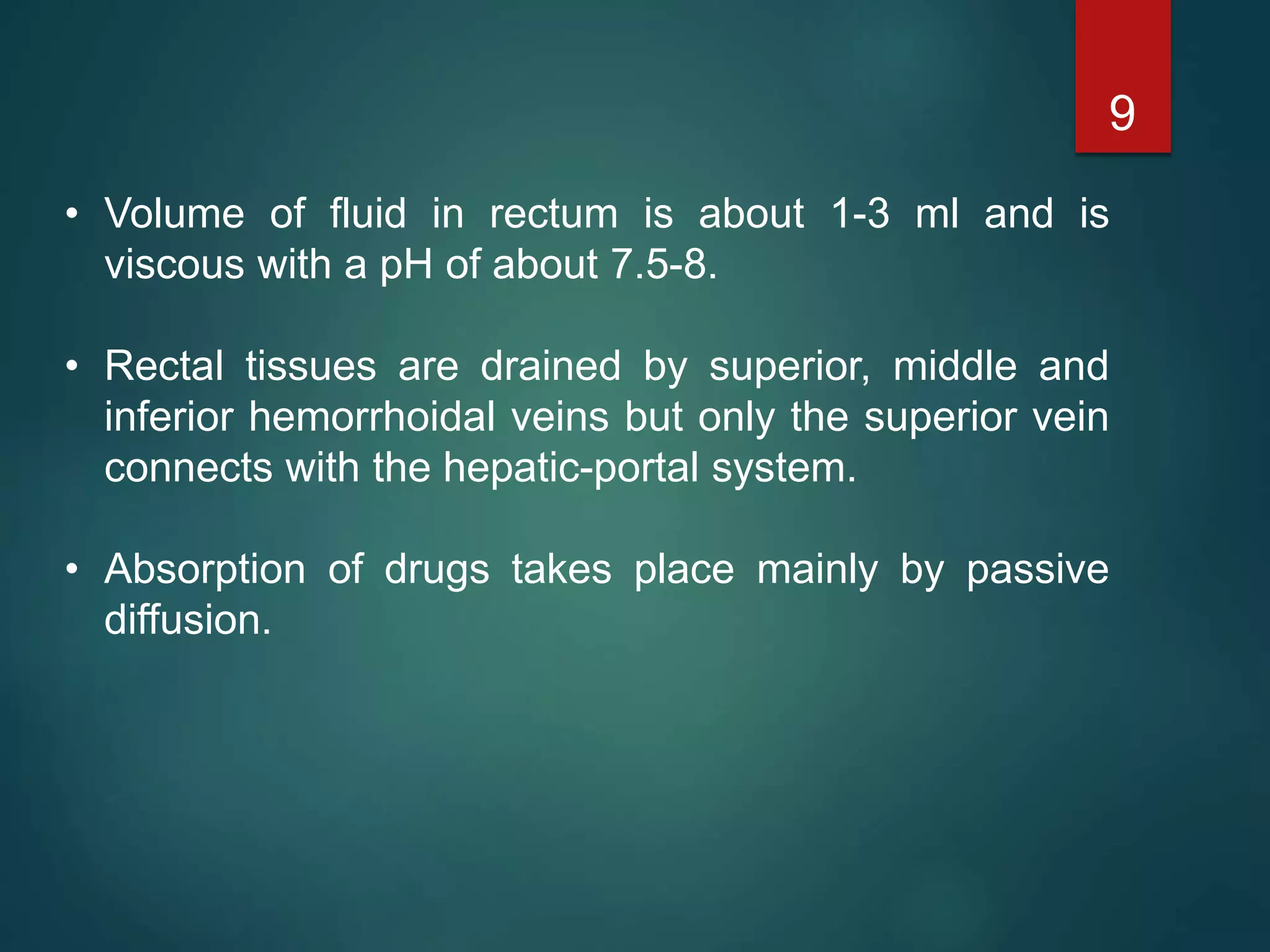 Rectal Drug Delivery Systems | PPTX