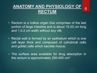 Rectal Drug Delivery Systems | PPTX