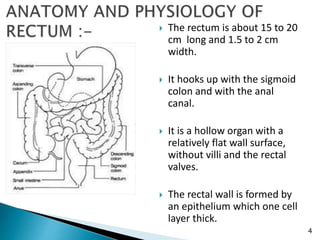 Rectal Drug Delivery System | PPTX