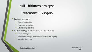 Rectal Prolapse | PPT