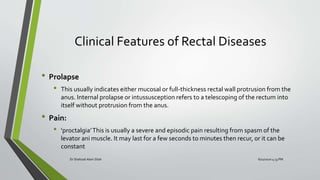 Rectal Prolapse | PPTX