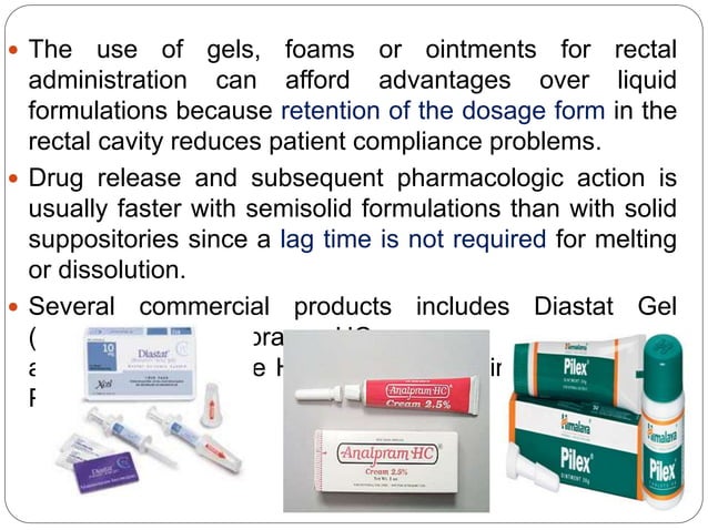 Rectal drug delivery systems | PPT