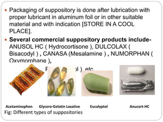Rectal drug delivery systems | PPTX