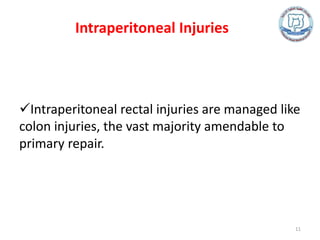 Rectal injury | PPTX