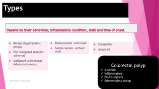 Rectal polyp ppt 25-08-2020 dr mahesh | PDF