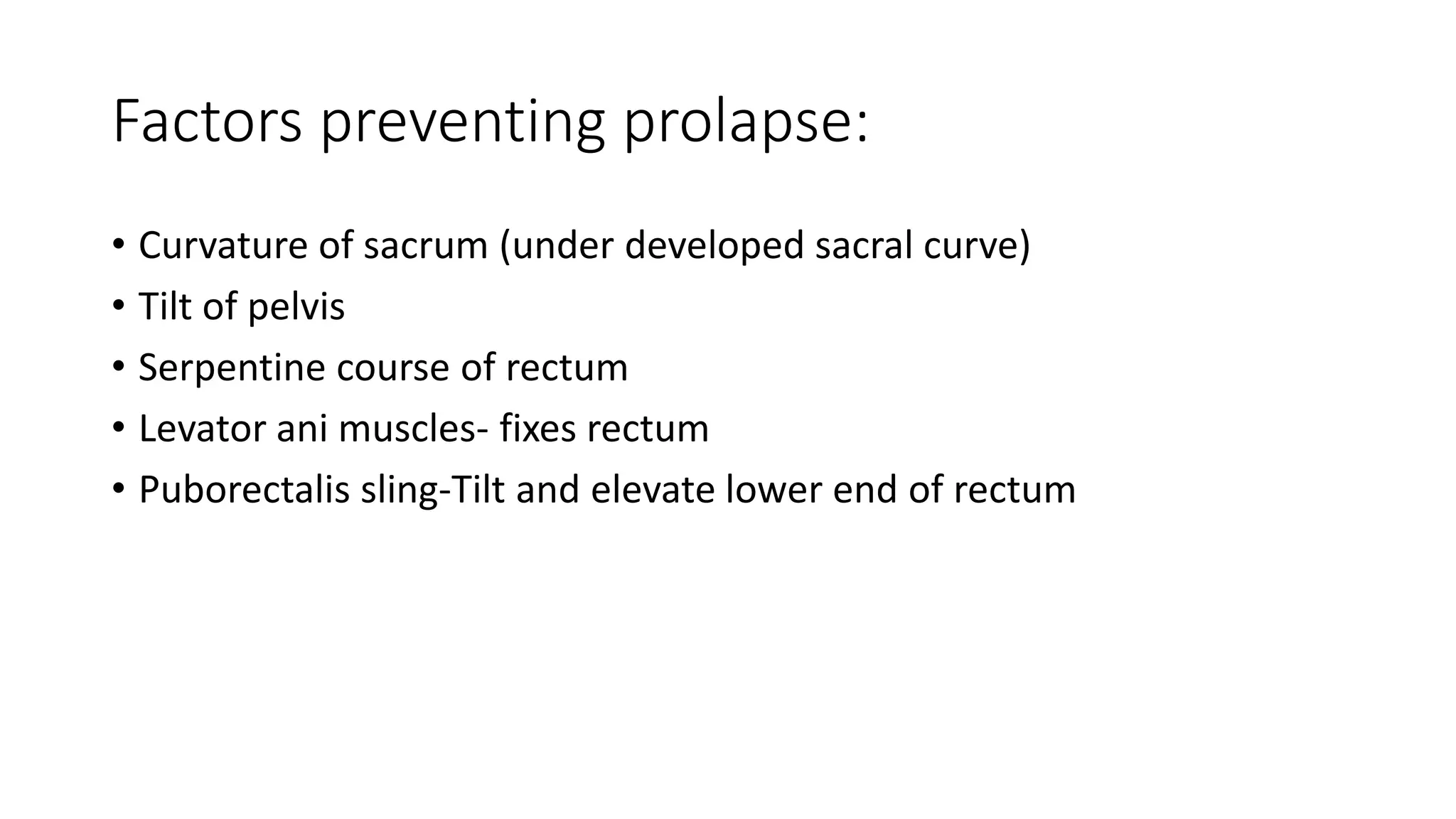 Rectal prolapse | PDF
