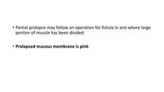 Rectal prolapse (Surgical anatomy of rectum, pathology and management0 ...