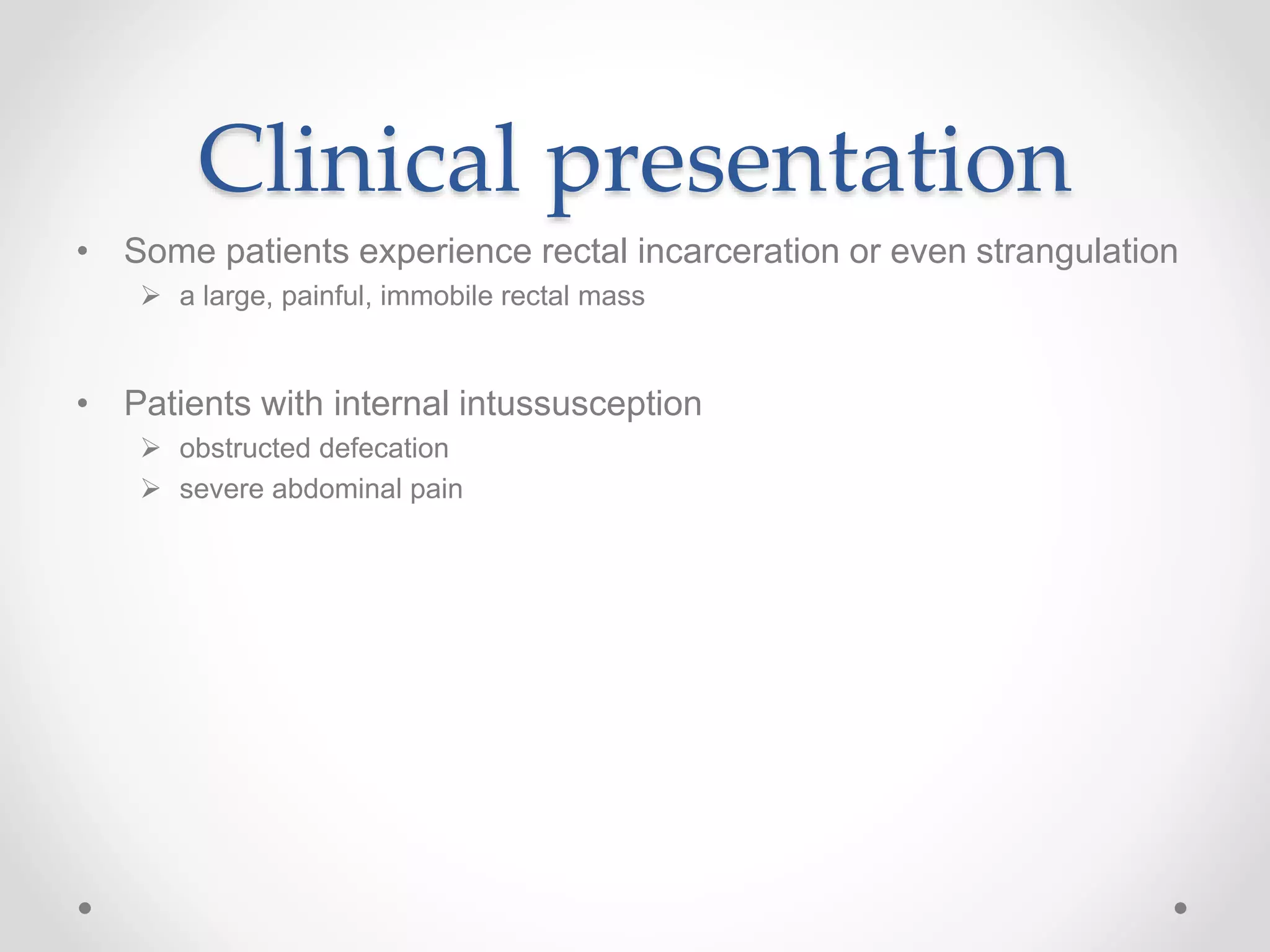 Rectal prolapse (D1) | PPTX