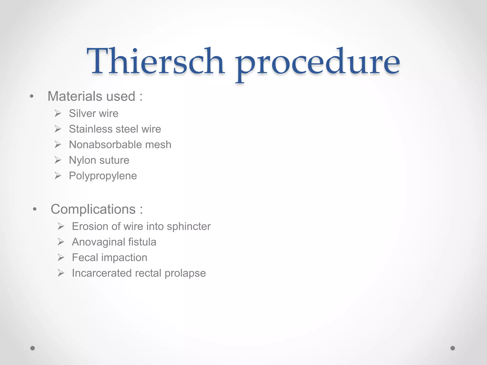Rectal prolapse (D1) | PPTX