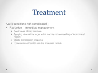 Rectal prolapse (D1) | PPTX