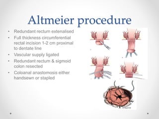 Rectal prolapse (D1) | PPT
