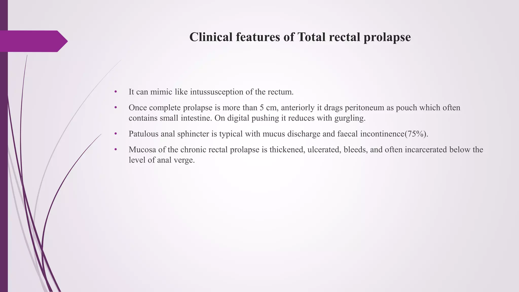 Rectal Prolapse Pptx