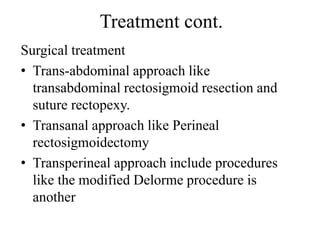 Rectal prolapse and its presentations .pptx