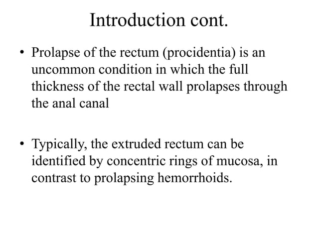 Rectal prolapse and its presentations .pptx