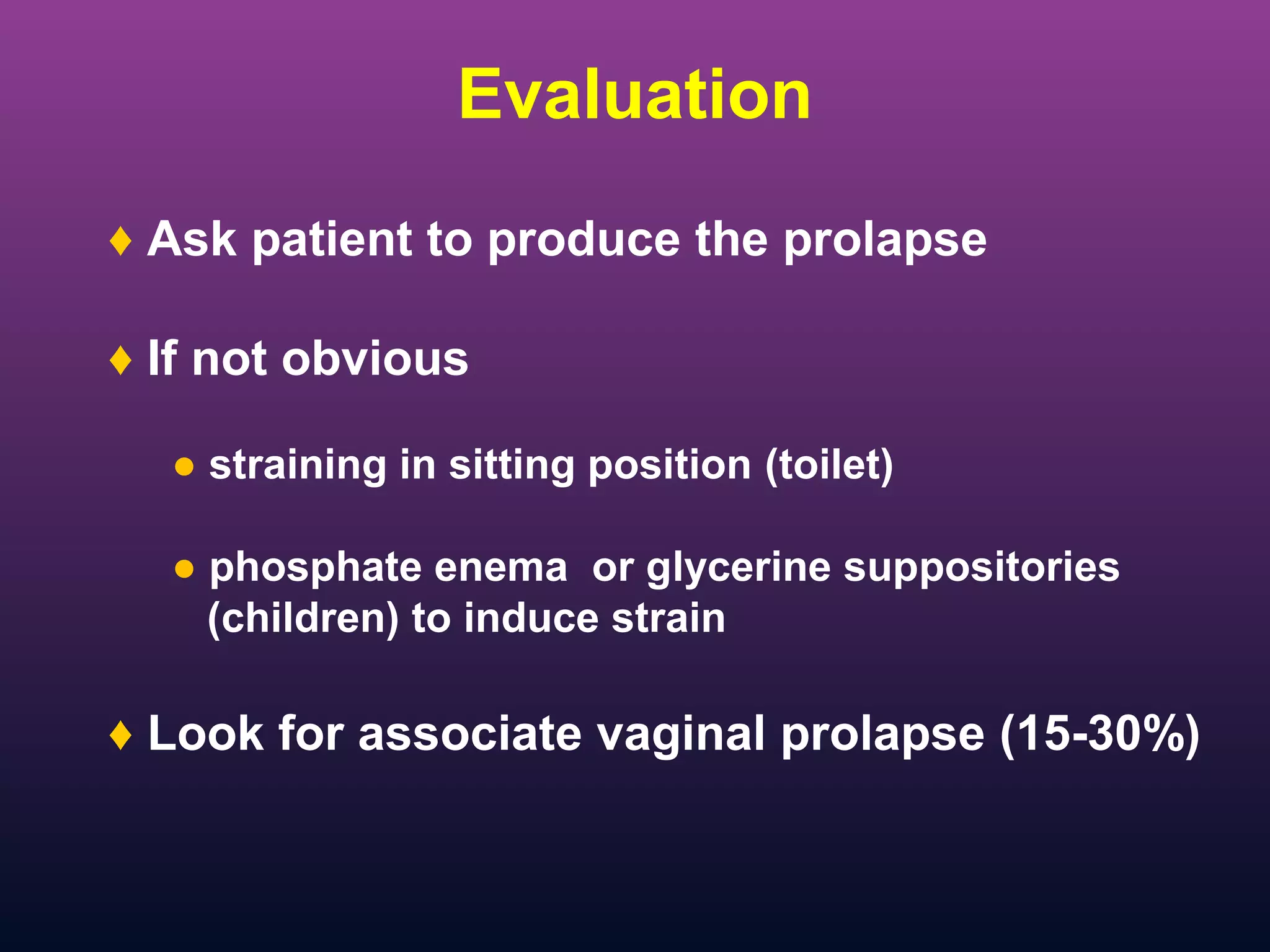 Rectal Prolapse - Cedars Sinai Medical Center - Medicine Resident Talk ...