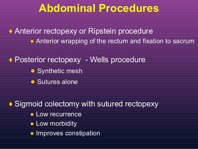 Rectal Prolapse - Cedars Sinai Medical Center - Medicine Resident Talk