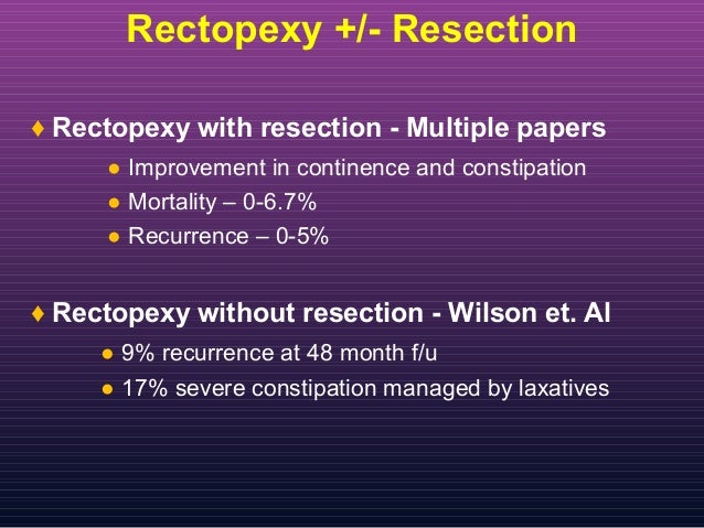 Rectal Prolapse - Cedars Sinai Medical Center - Medicine Resident Talk