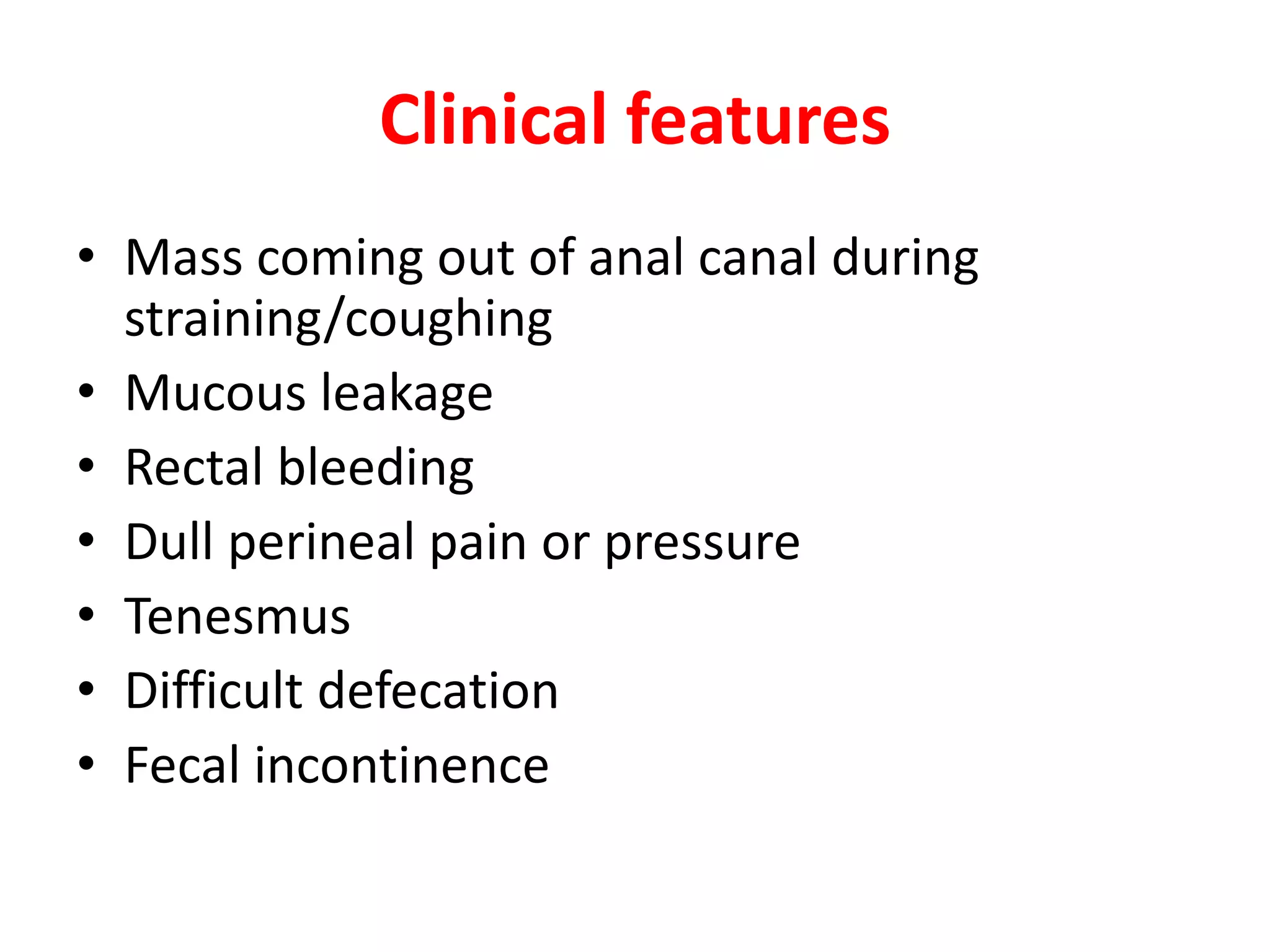 Rectal prolapse surgical approaches | PPTX