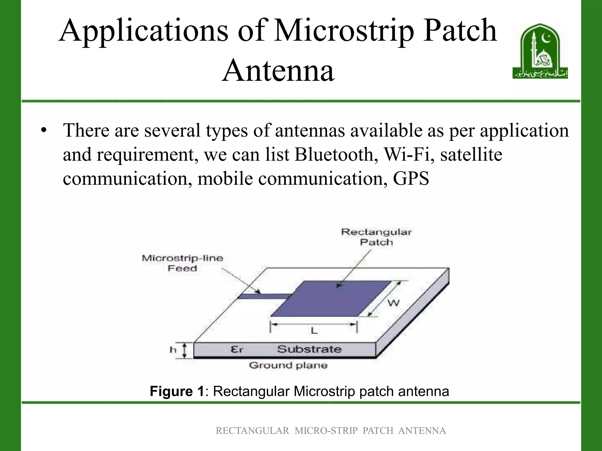Rectangular antenna | PPTX