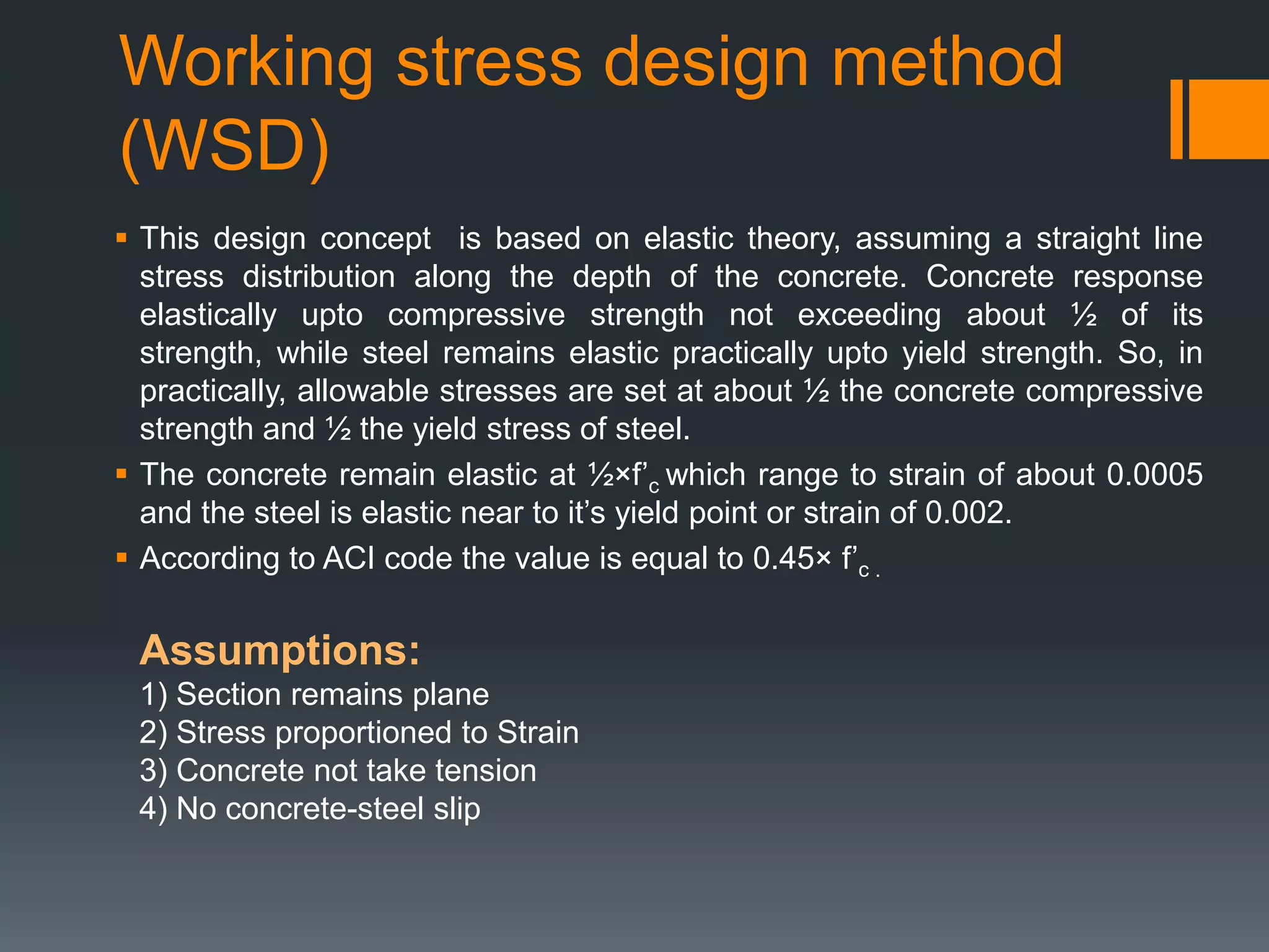 Rectangular beam design by WSD method (singly & doubly reinforcement) | PPTX