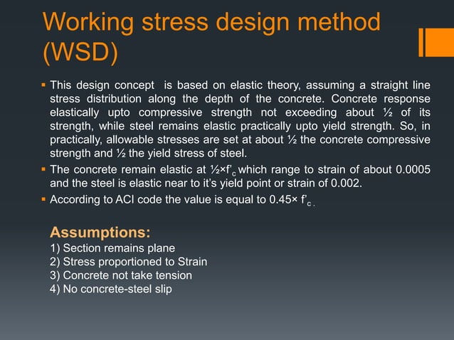 Rectangular beam design by WSD method (singly & doubly reinforcement) | PPTX | Civil Engineering ...