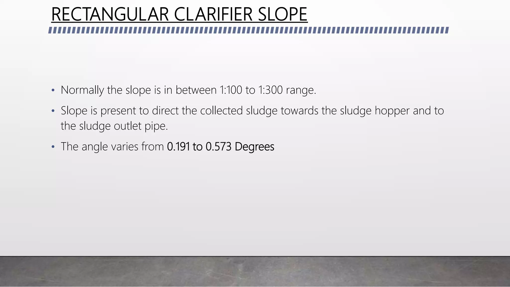 Rectangular clarifier | PPTX