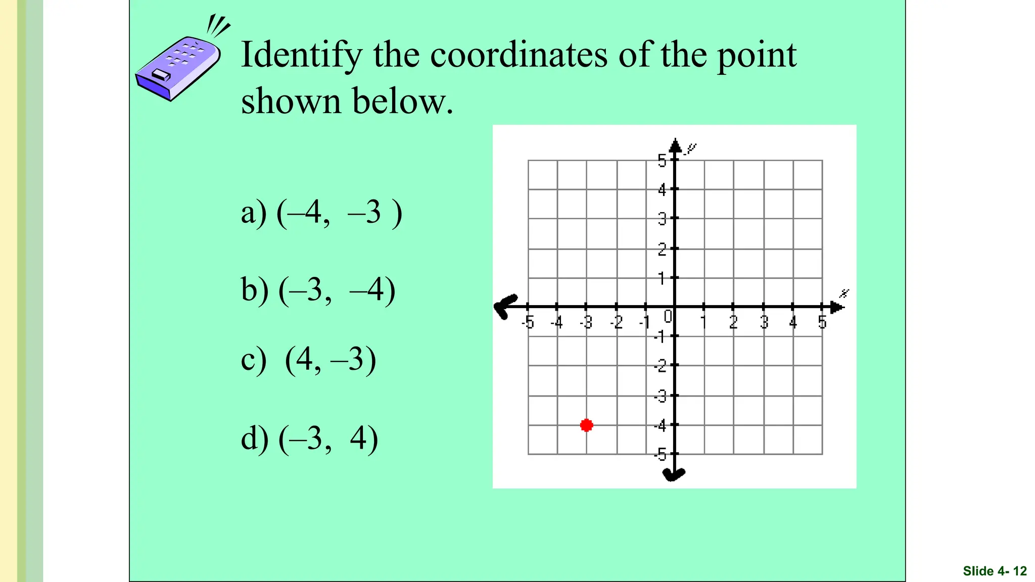 topic: rectangular coordinate system .ppt