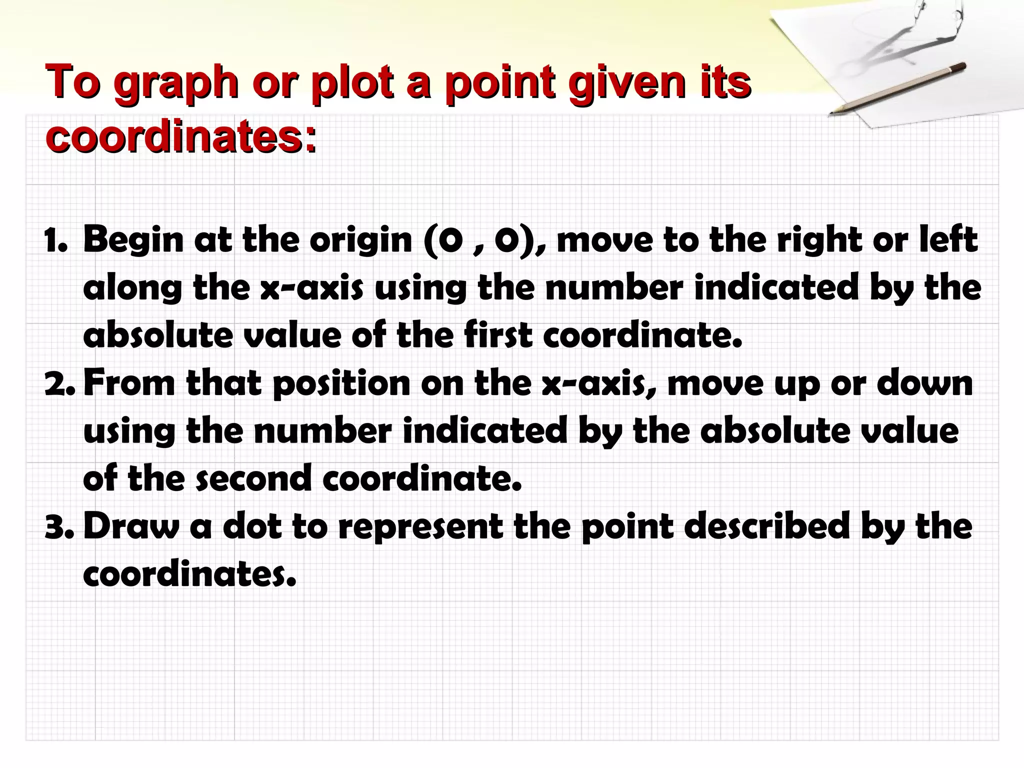 Rectangular coordinate system | PPT