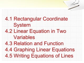 Rectangular coordinate system | PPT